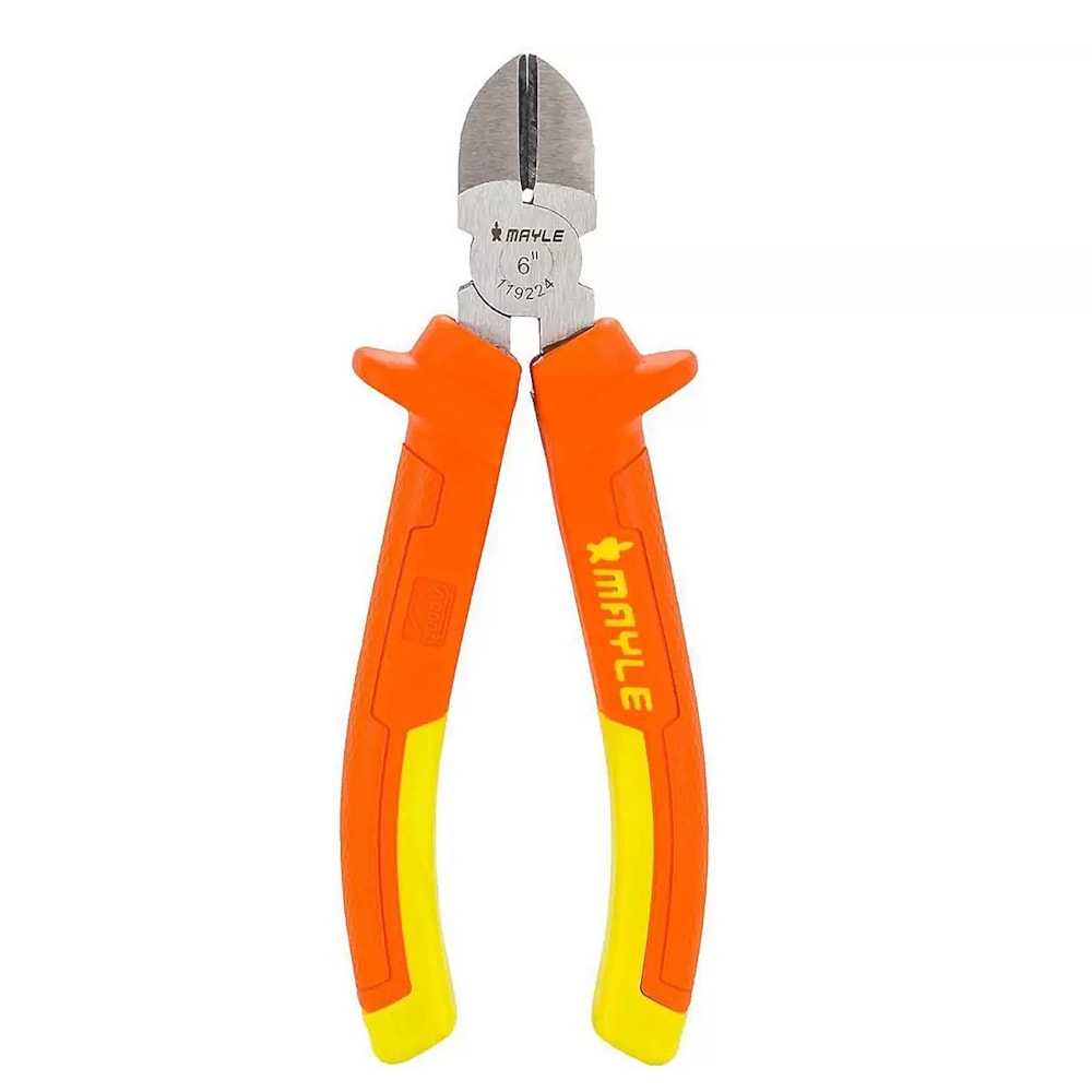 Alicate Corte Diagonal 6” Polegadas Isolado Mayle 119224M - Loja Agrometal