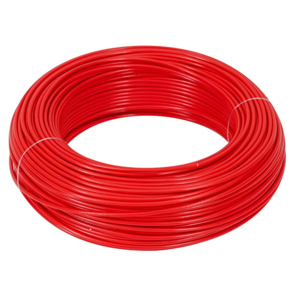 Cabo Flex 750V 6,0MM Vermelho RL100M - Cobrecom - Loja Agrometal