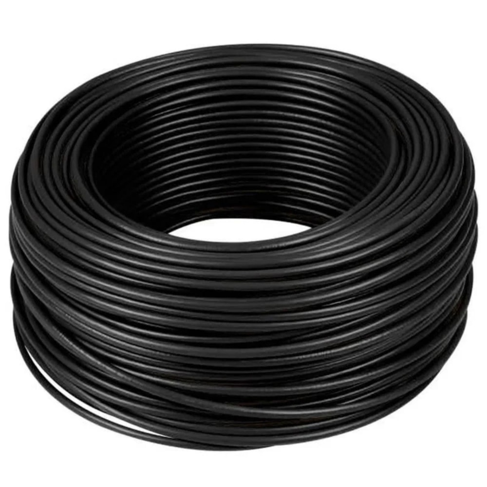 Cabo Flexível 750v 6,00MM Preto Rolo de 100mm Brascopper - Loja Agrometal