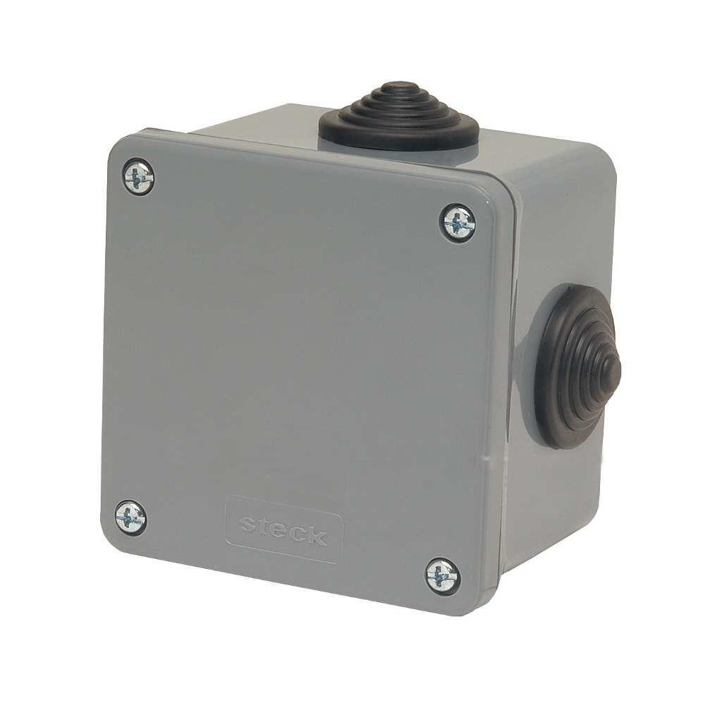 Caixa de passagem Ice 80x80x60 mm S105 Steck - Loja Agrometal