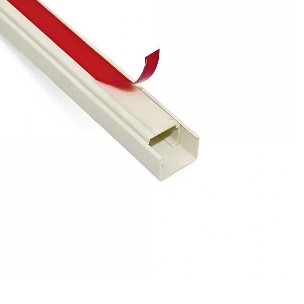 Canaleta P/Fios em PVC com Adesivo 1x2x200cm Steck CA2010AB - Loja ...