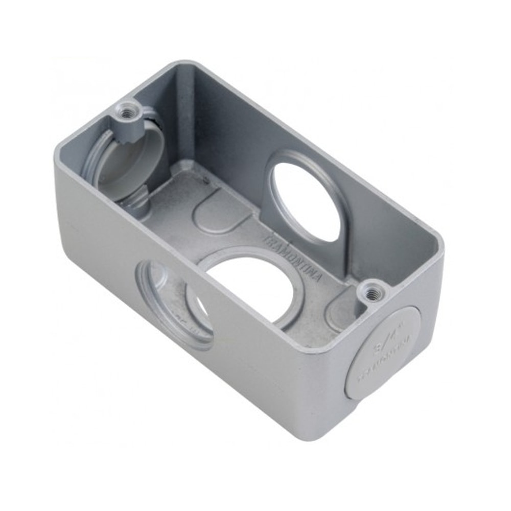 Condulete Múltiplo 1" Tipo X sem Tampa Tramontina - Loja Agrometal