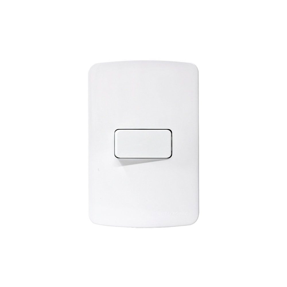 Conjunto Interruptor B3 Simples 10A 250V Branco Margirius - Loja Agrometal