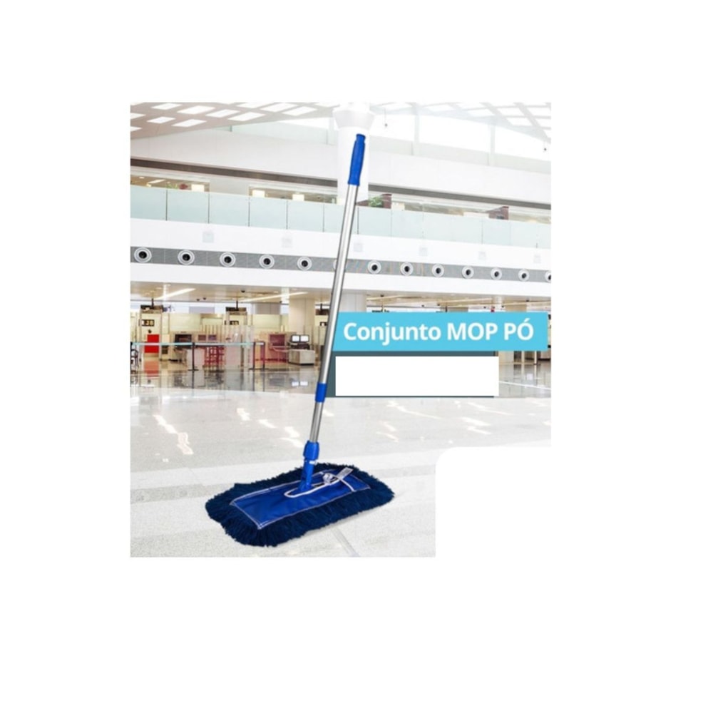 Conjunto Mop Profissional 60x15cm - CJ60P Bralimpia - Loja Agrometal
