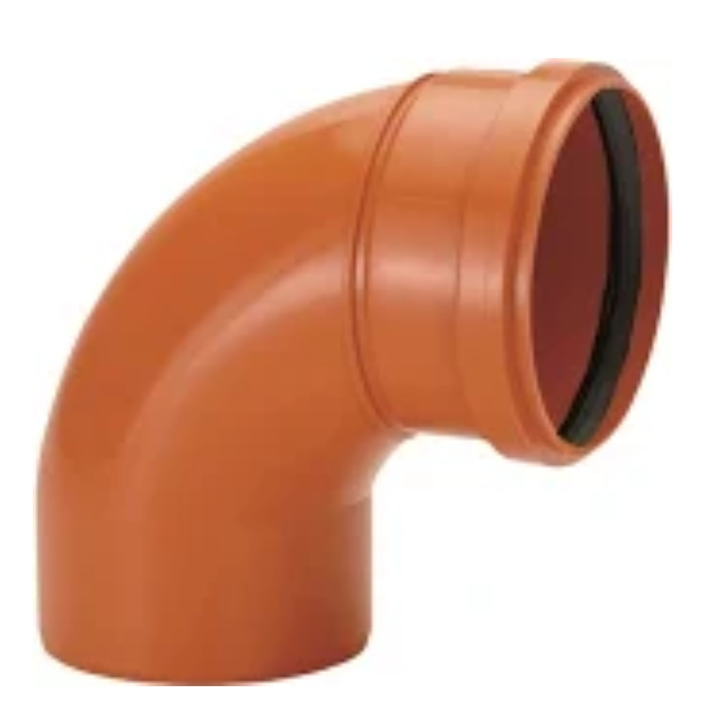 Curva JE ocre 90G - DN 200MM - Cone/Sane - Loja Agrometal