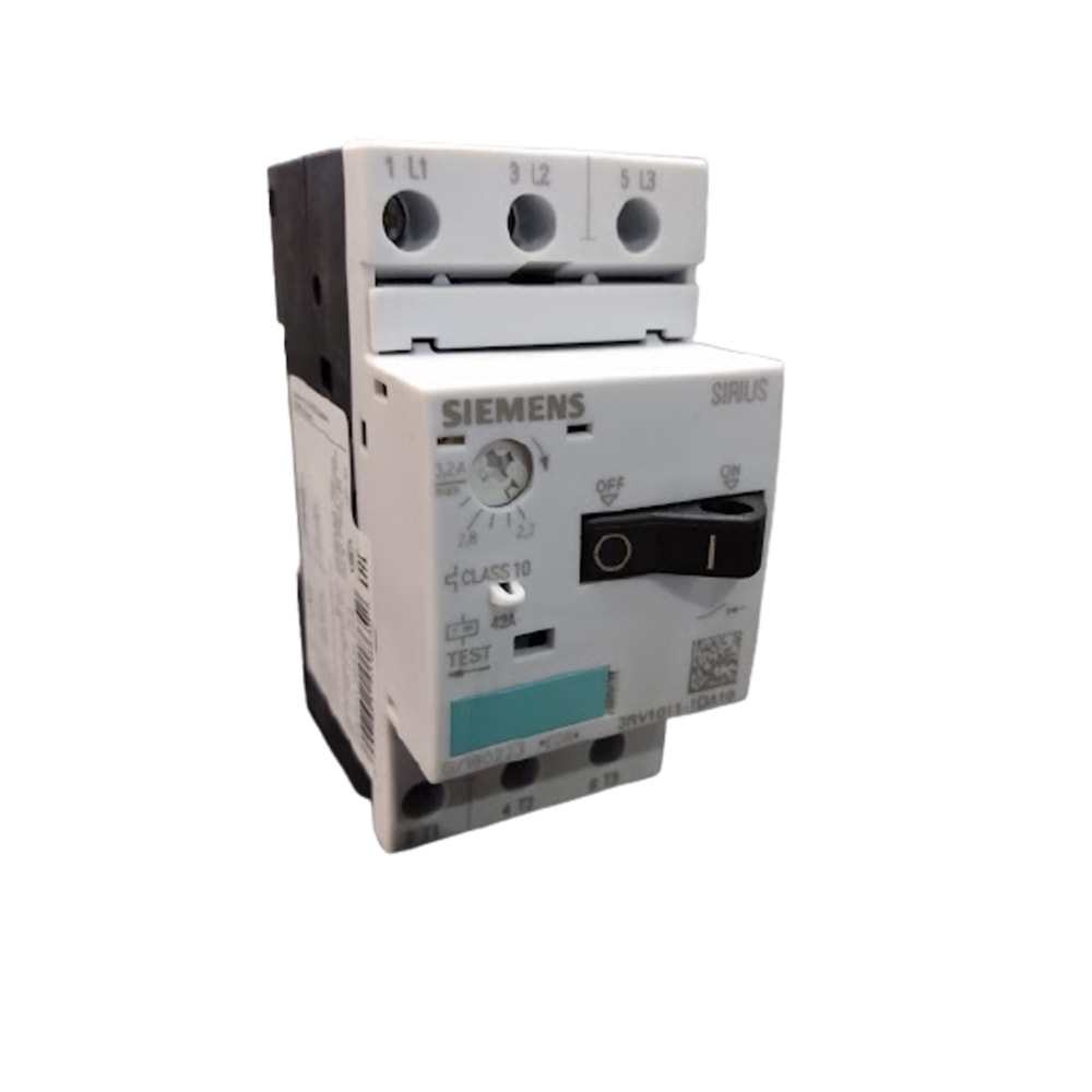 Disjuntor 3RV10 11-1DA10 2,2-3,2A Siemens - Loja Agrometal