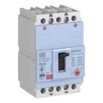 Disjuntor Caixa Moldada Tripolar 100A DWB160N100-3DF Weg - Loja Agrometal