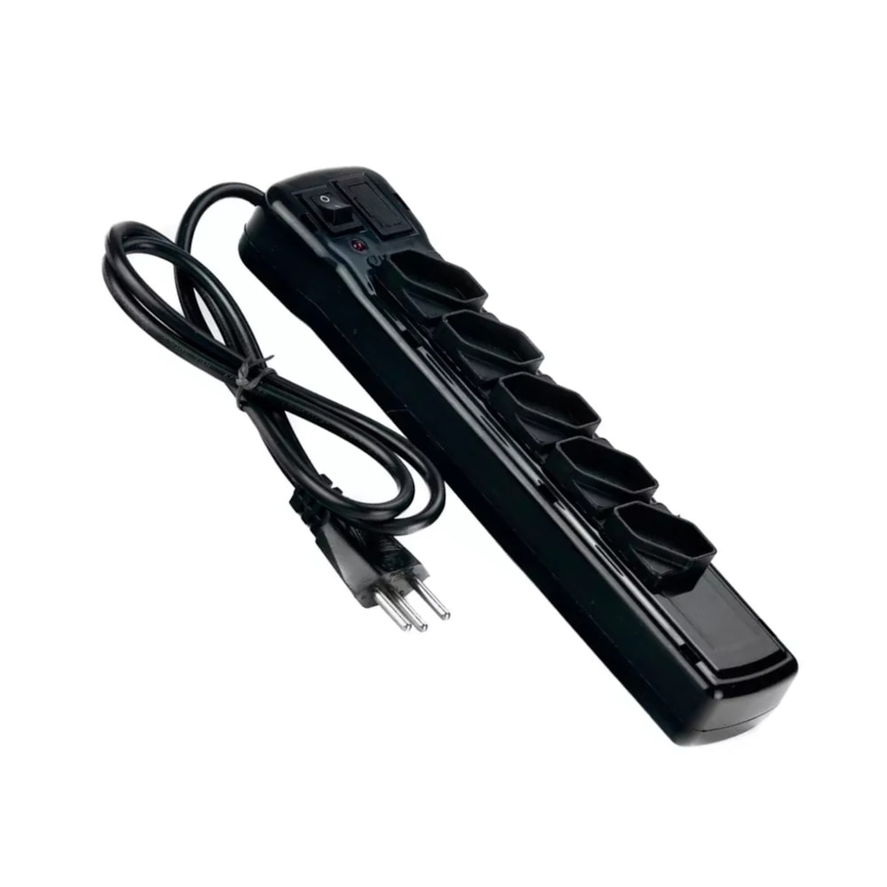 Filtro de Linha Preto Protect C/5 tomadas Fiolux - Loja Agrometal