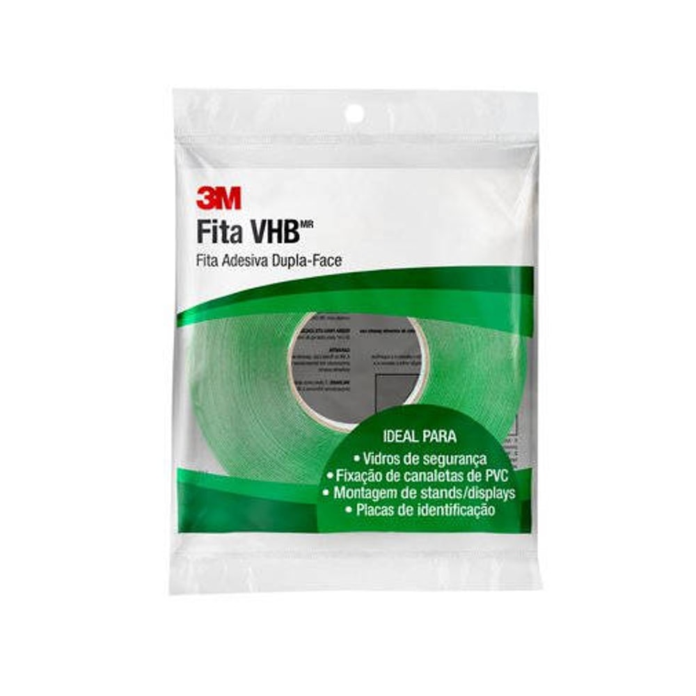 Fita Dupla-Face Vhb 4910 Flow Pack 19 Mm 20 Metros Transparente - 3m - Referência: H0002317875 ...