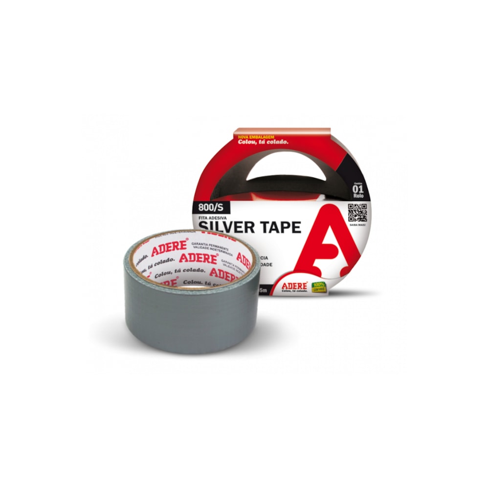 Fita Silver Tape 45x 5 Metros 800S Adere - Loja Agrometal