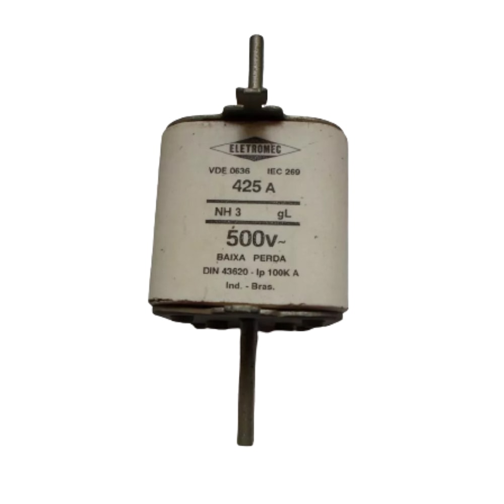 Fusível NH3 GL 425A Eletromec Bussmann - Loja Agrometal