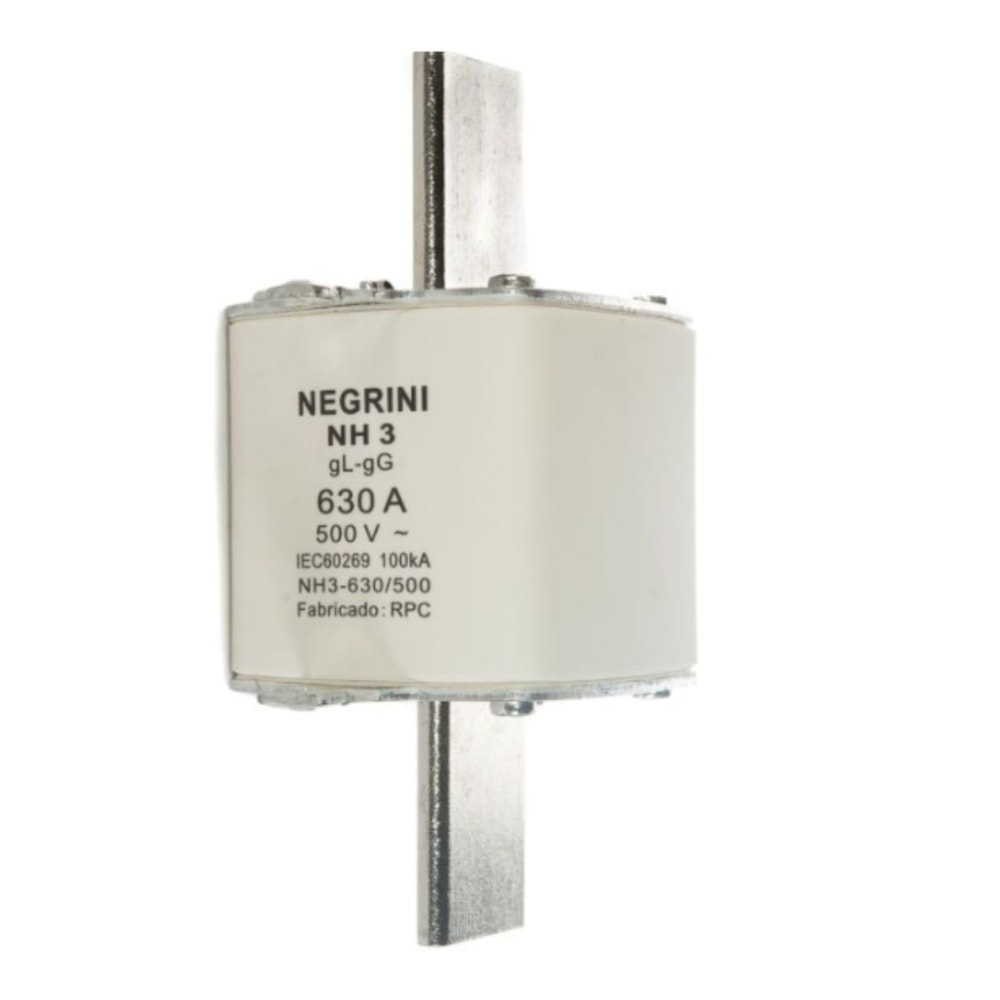 Fusível NH3 GL/GG 500A Bussmann 630NHG3B - Loja Agrometal
