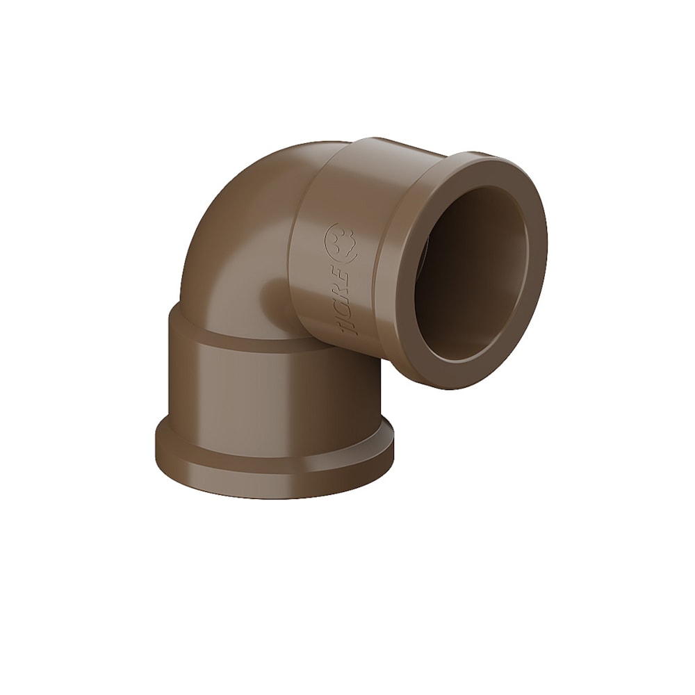 Joelho 90°C em Pvc Marrom Soldável Pbs 160mm Tigre - Loja Agrometal