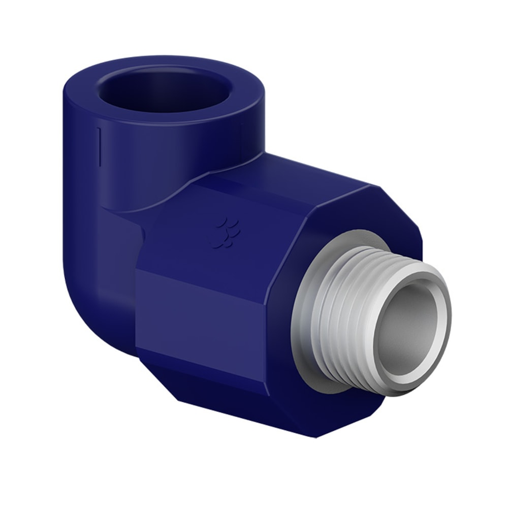 Joelho com Rosca Macho PPR Industrial 25x3/4” Tigre - Loja Agrometal