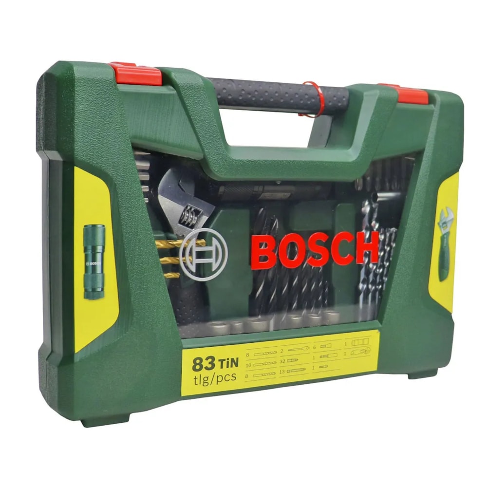 Jogo de Brocas e Pontas V-Line C/83 Peças 2607017193 Bosch - Loja Agrometal
