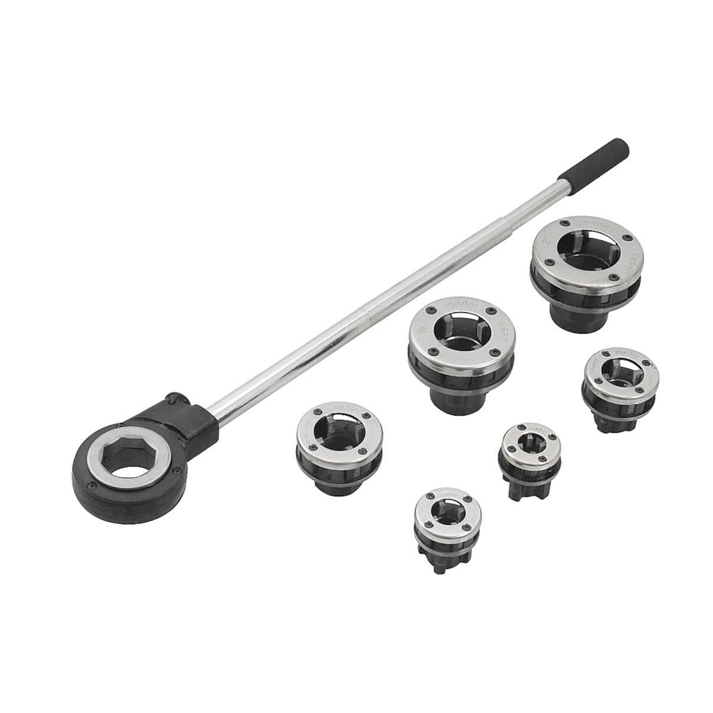 Jogo Tarraxa Manual BSPT 1/2” a 2” Polegada Vonder 355901220 - Loja ...