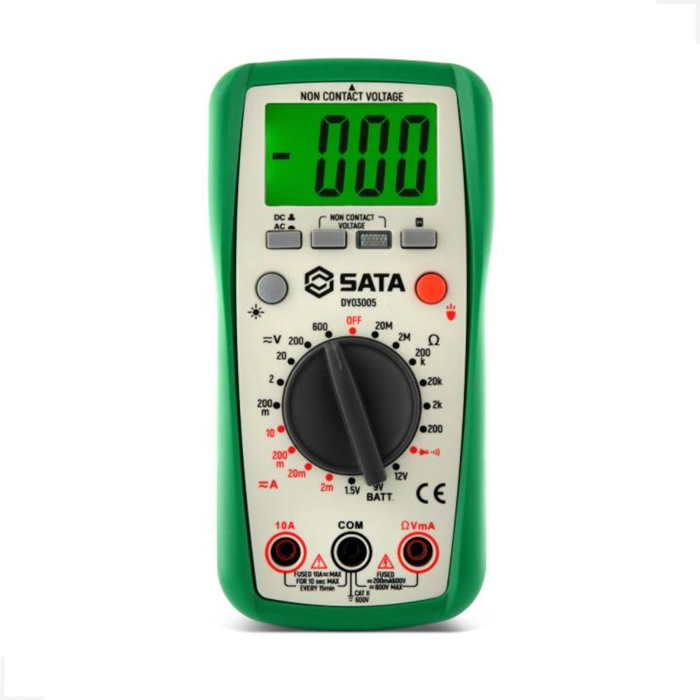 Multímetro Digital CAT II 600V com Medição Sem Contato Sata - Loja ...