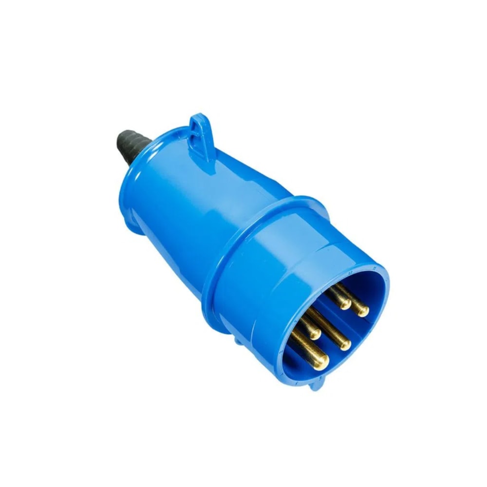 Plug 3P+T 32A 220/240V N4279 Azul 9H Newkon Steck - Loja Agrometal