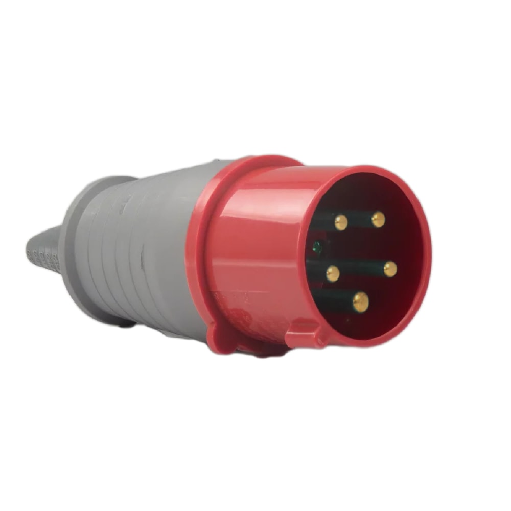 Plug Industrial 16A 3P+T+N Vermelho 6H 380V Ip44 Soprano - Loja Agrometal