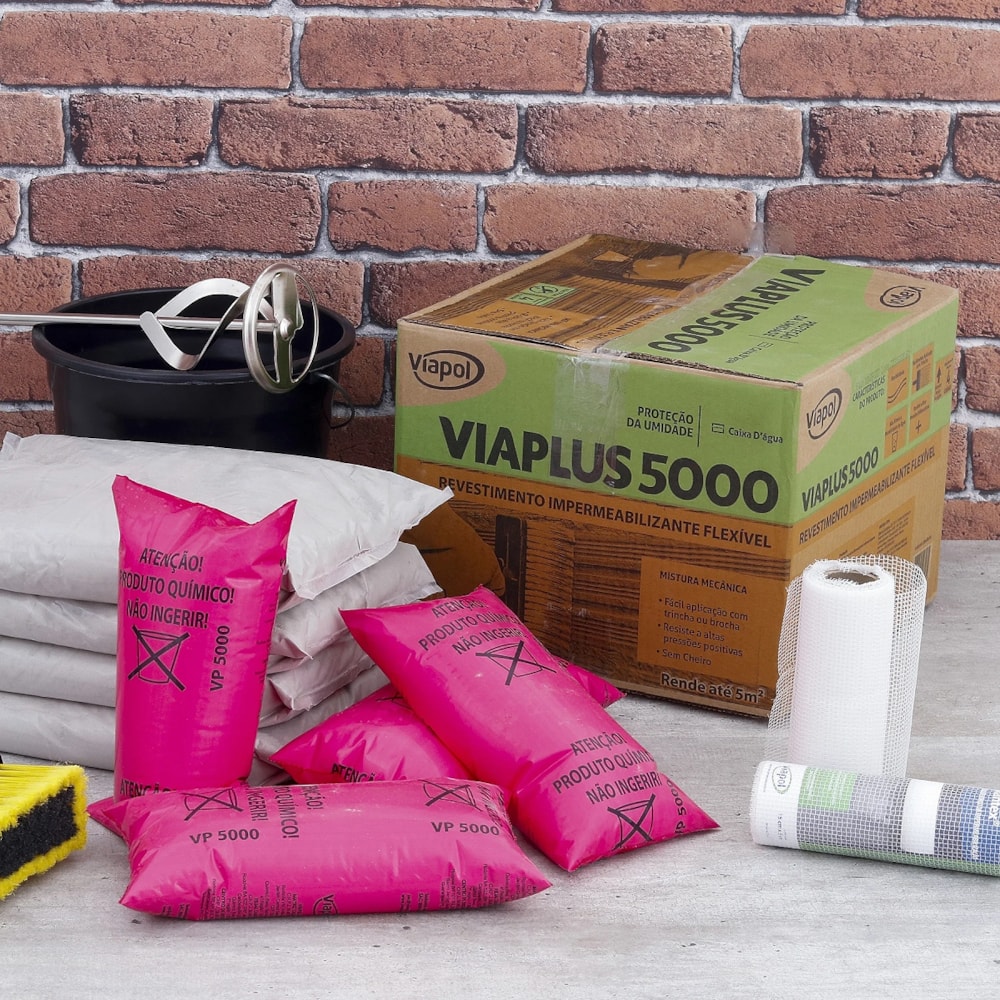 Revestimento Impermeabilizante Viaplus 5000 18kg Viapol - Loja Agrometal