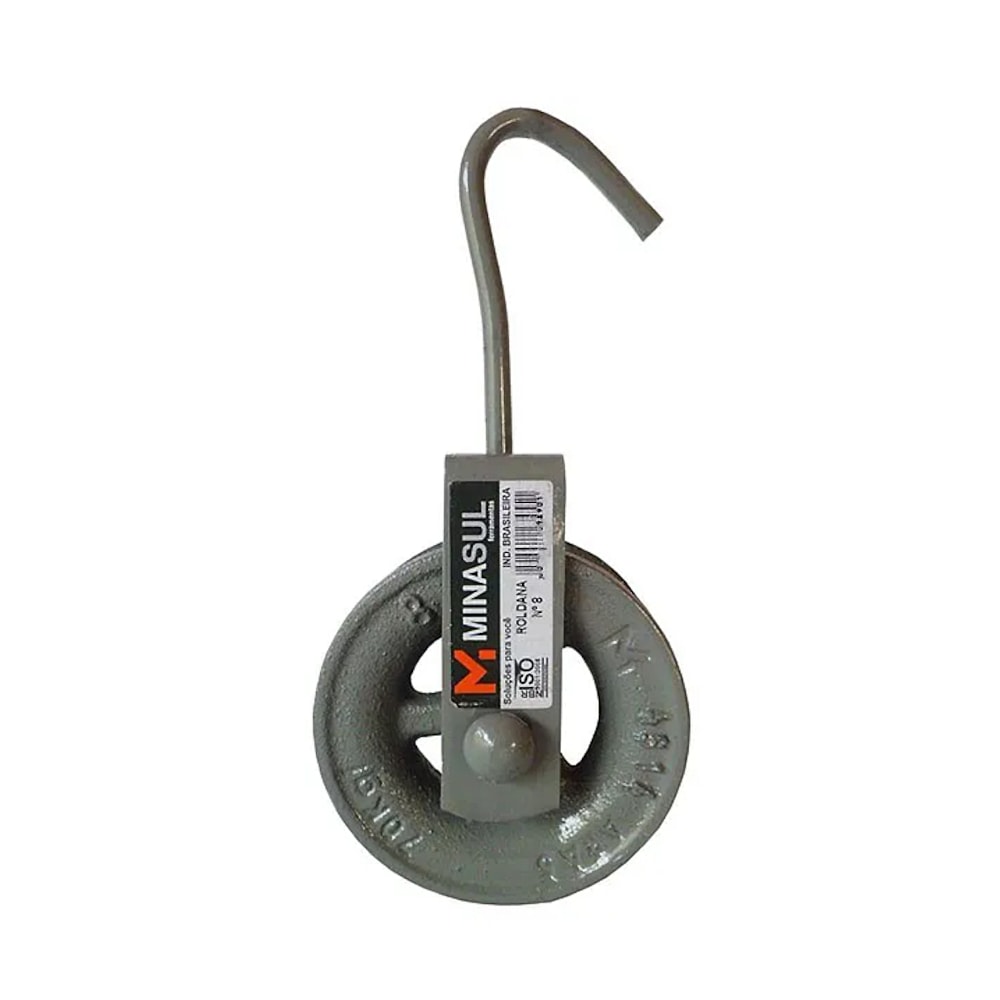 Roldana Para Poço 08cm 70kg Minasul - Loja Agrometal