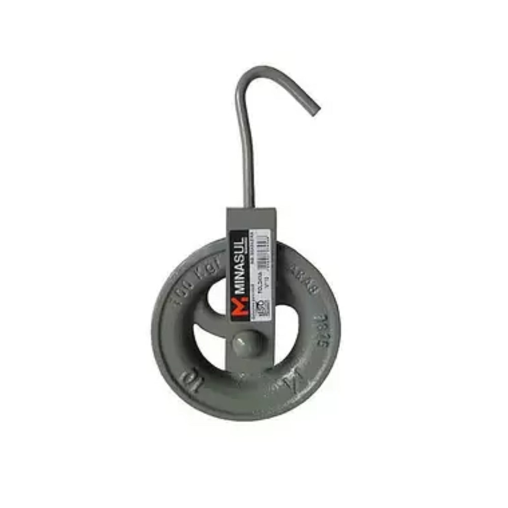 Roldana Para Poço 10cm 100kg Minasul - Loja Agrometal