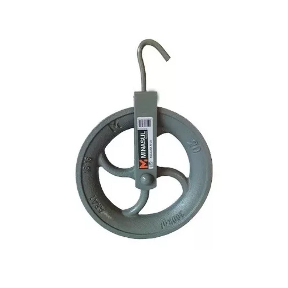 Roldana Para Poço 20cm 200kg Minasul - Loja Agrometal