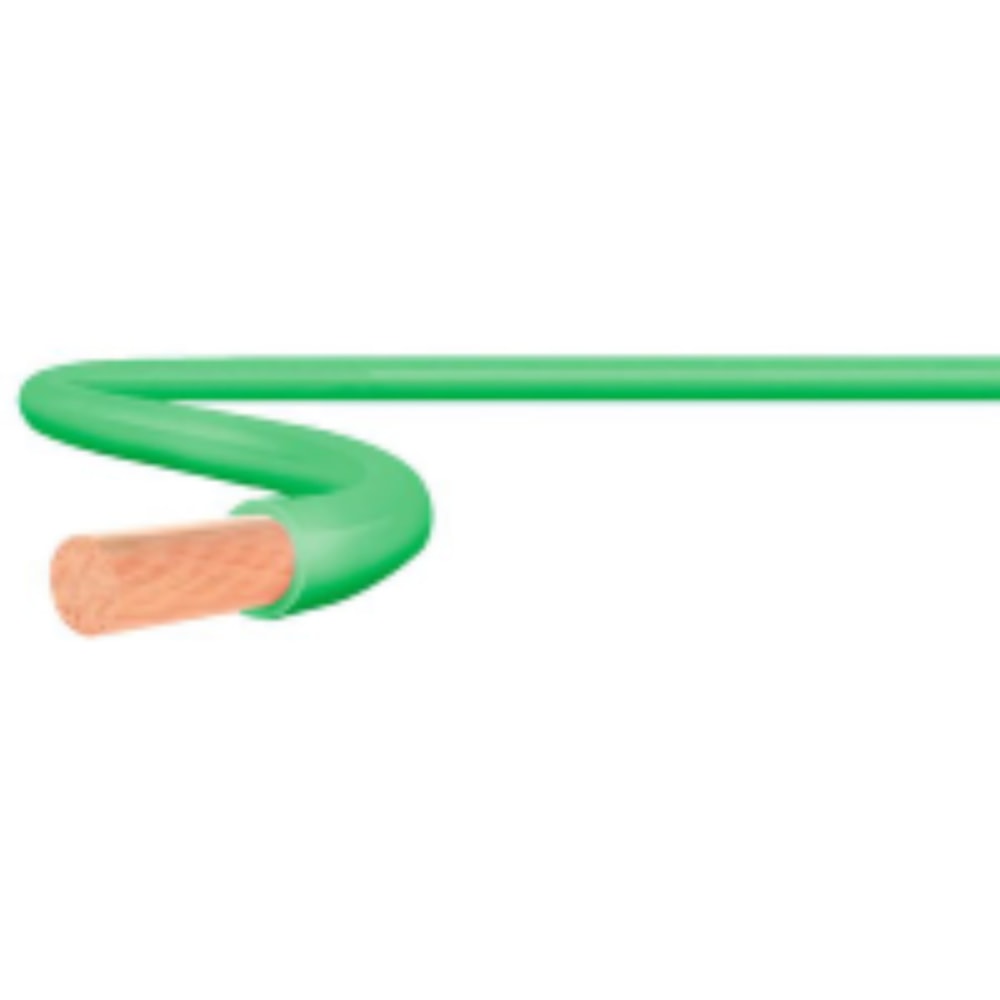 Rolo 200 Metros De Cabo Flexíve Corfio 750v 1mm Verde - Loja Agrometal