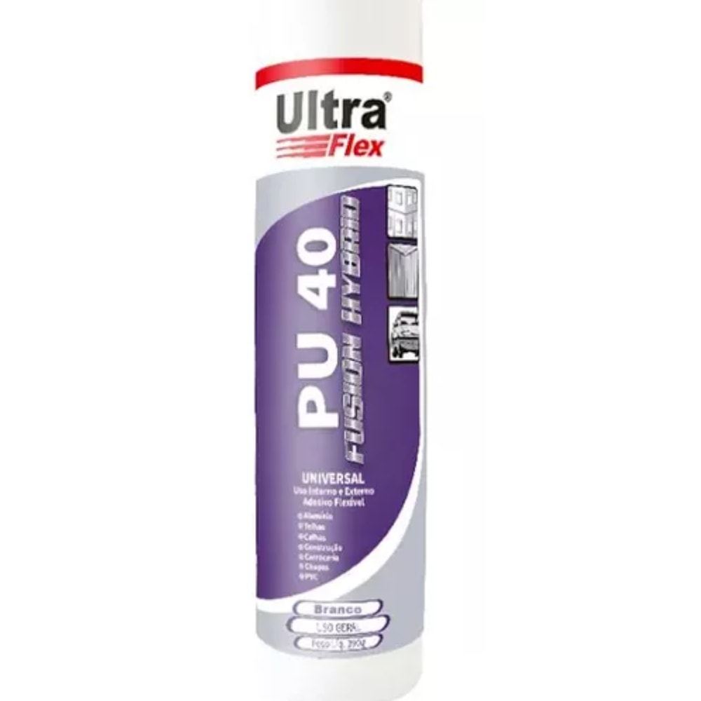 Selante PU 40 Cinza 830gr Sache Fusion Hybrid Ultraflex - Loja Agrometal