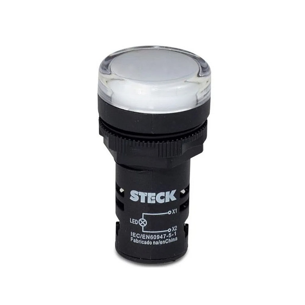 Sinaleiro Led 110V Luz Branca Steck S-DS110/5 - Loja Agrometal