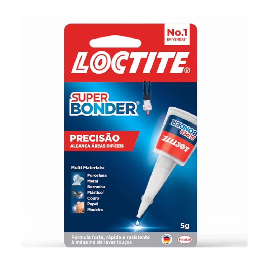 Super Bond Instantâneo de Precisão Original Loctite 5g - Loja Agrometal