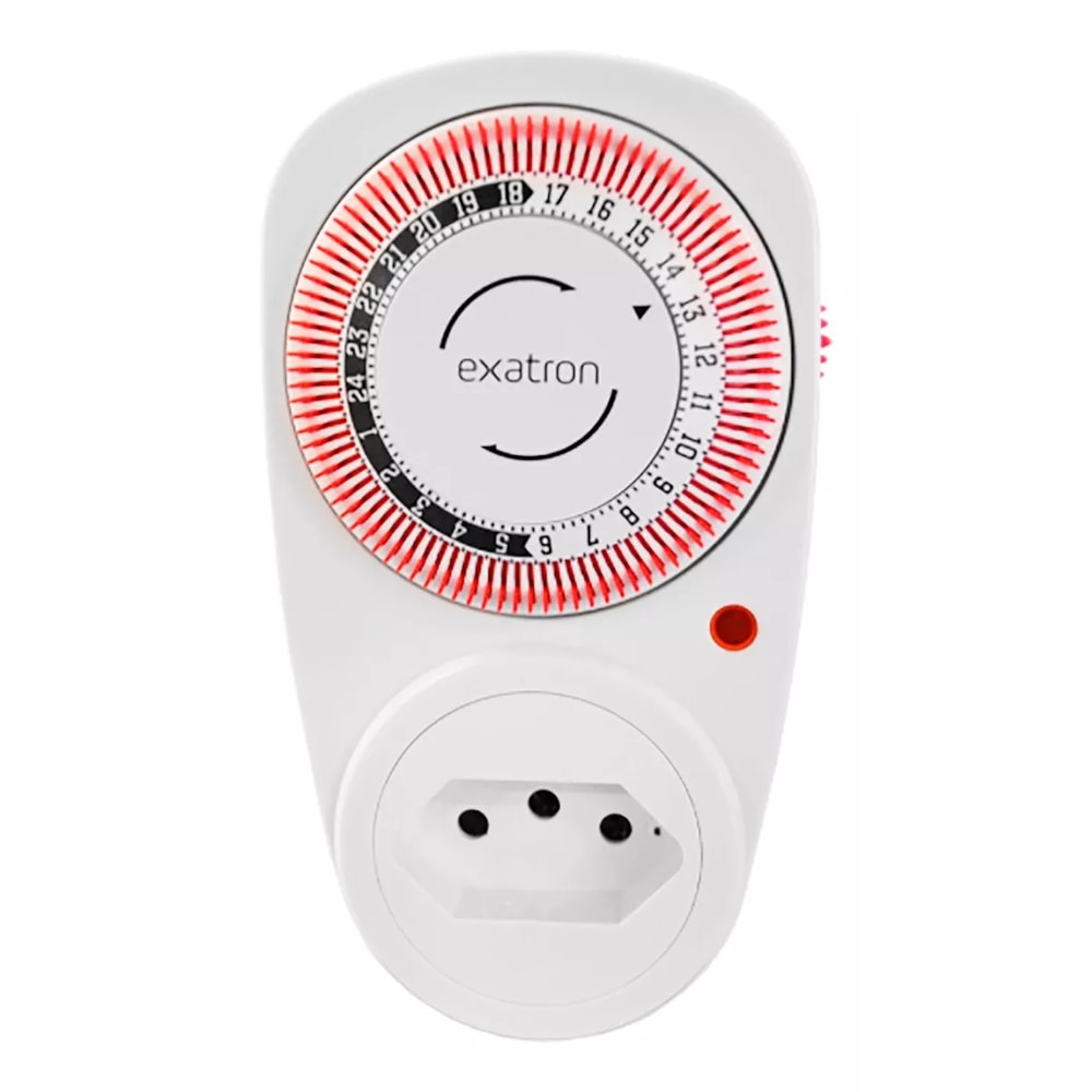 Timer Analogico Bivolt Automatico LETM4002 Exatron - Loja Agrometal
