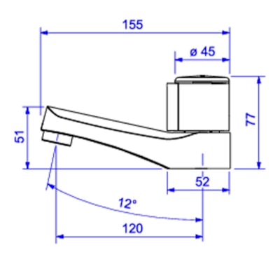 Torneira de Mesa Para Lavatório Bica Baixa Deca Spot Cromado - Loja ...