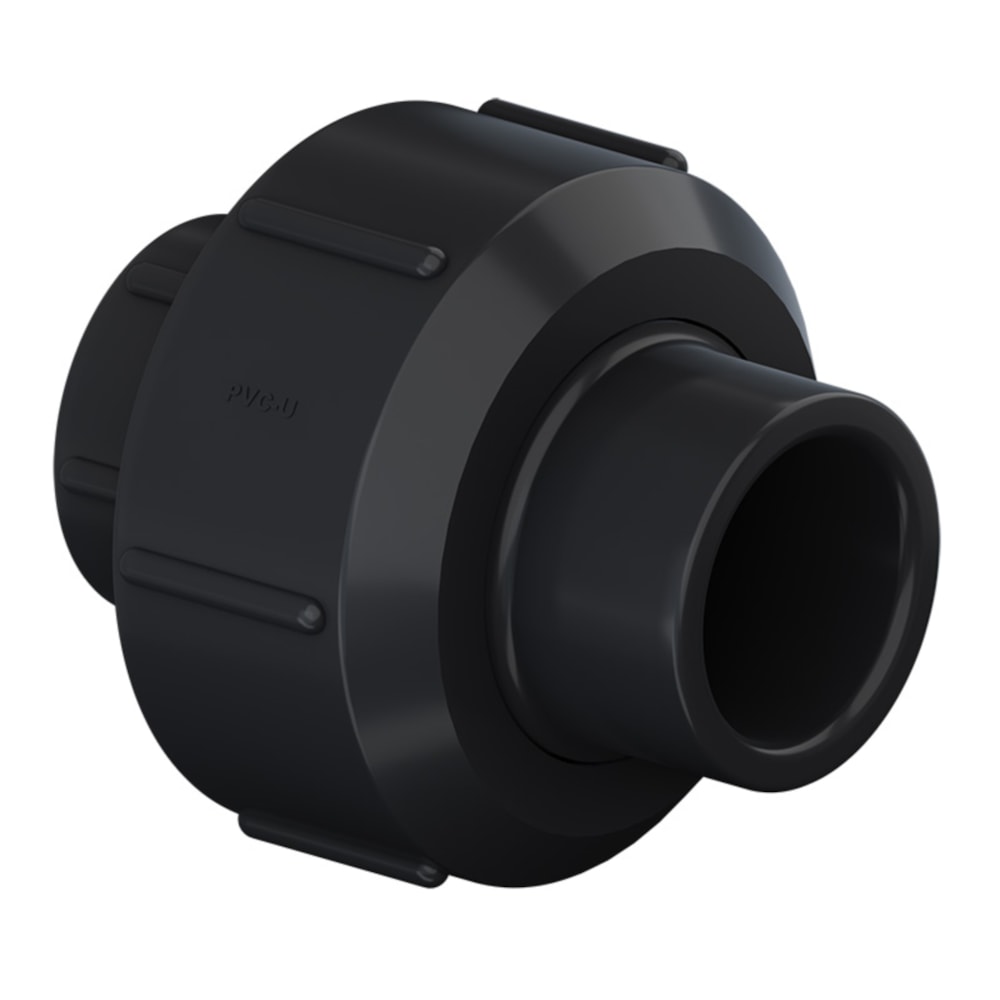 Uniao PVC-U Industrial SCH80 1 Polegada Soldável - Tigre - Loja Agrometal