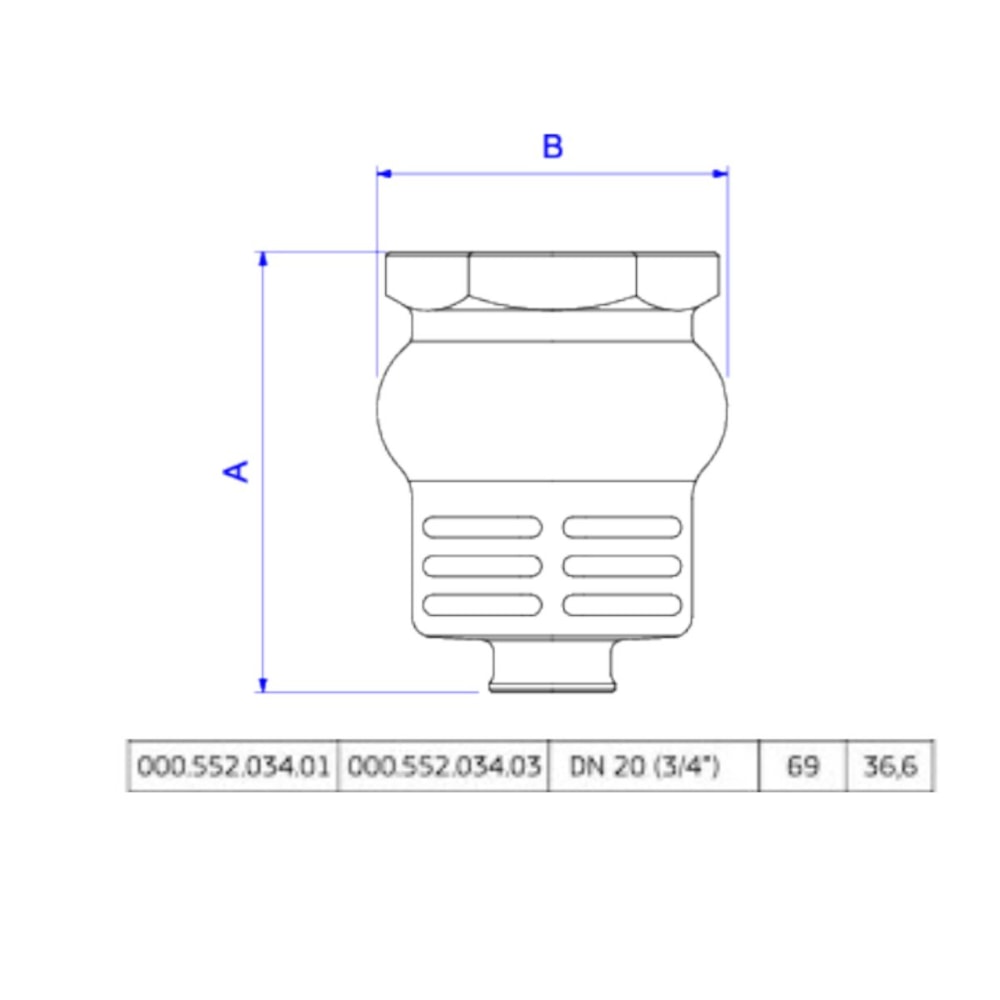 Válvula de Retenção para Poço 3/4 pol 552 – Mipel / Deca - Loja Agrometal